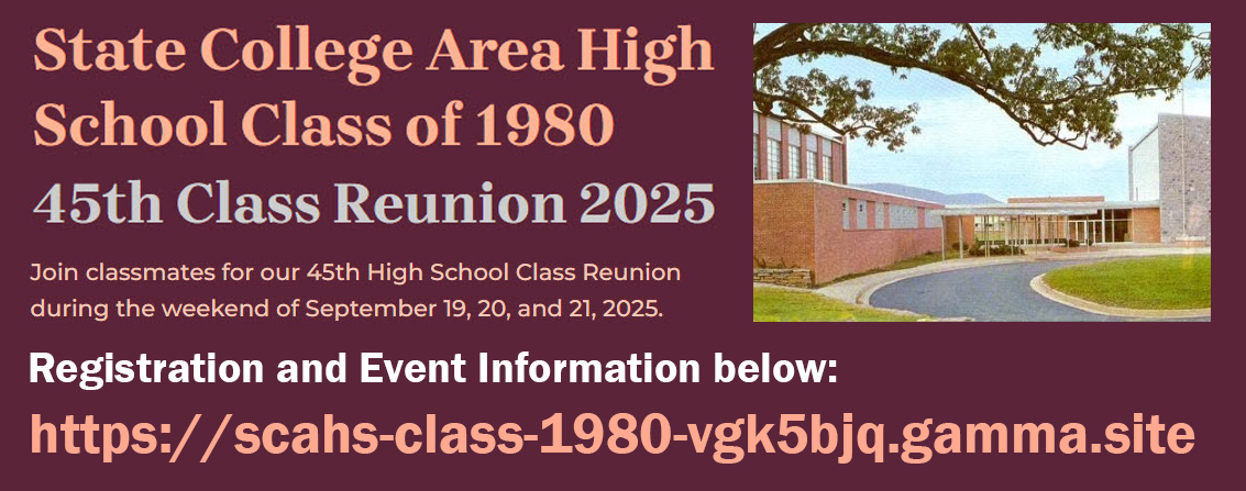 Class of 1980, Celebrate 45 Years - SCASD Education Foundation